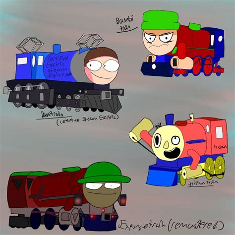 Dave And Bambi Trains By Trainhound160 On Deviantart