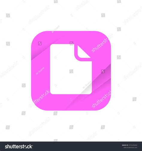 File App Icon Stock Vector Royalty Free Shutterstock
