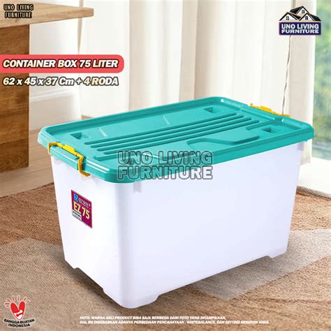 Jual Container Box Kontainer Box Tempat Penyimpanan Ezy Box 52 Liter