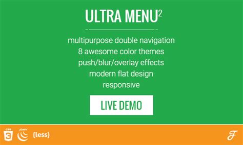 Mobile First Double Responsive Navigation Menu By Sourceassassins Codecanyon