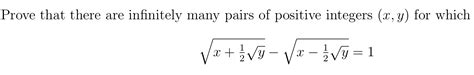 Solved Prove That There Are Infinitely Many Pairs Of