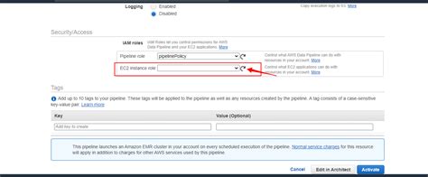 Amazon Web Services Aws Data Pipeline Didnt Showing Ec2 Instance