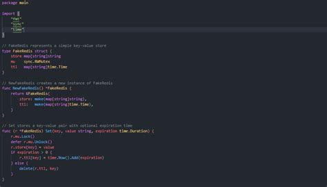 🚀 Implementing A Fake Redis In Go Key Value Store For Credit Card Transactions 🗃️ In The Realm