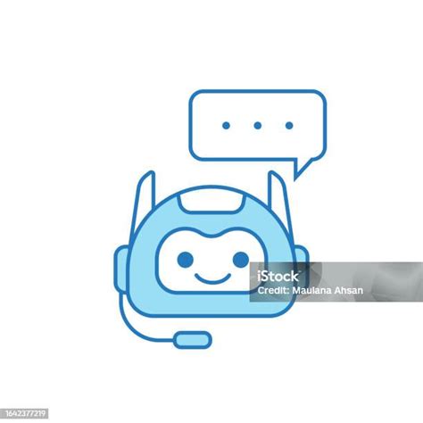 Chatbot Icon Or Virtual Assistant Icon Design With Bubble Speech And