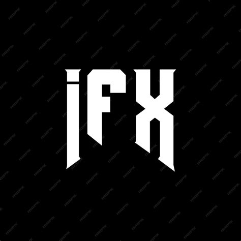 Premium Vector Ifx Letter Logo Design For Technology Company Ifx Logo