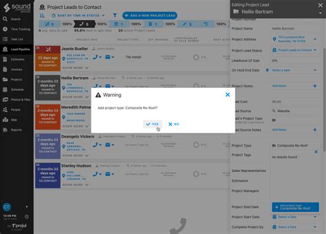 can i add a custom project type projul knowledge base