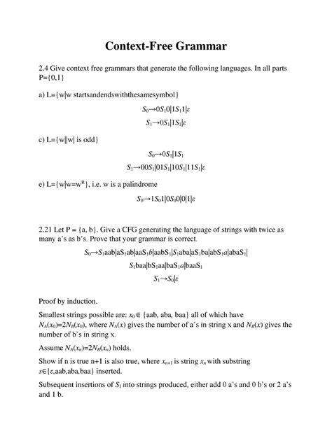 Context Free Gammar Part 5 Context Free Grammar 2 Give Context Free