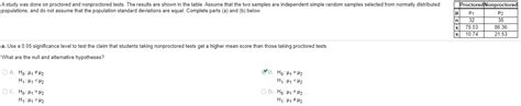 solved determine the test statistic round two decimal