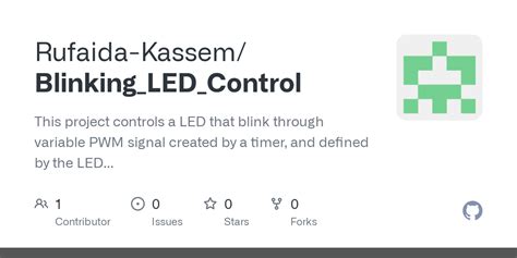 GitHub Rufaida Kassem Blinking LED Control This Project Controls A LED That Blink Through