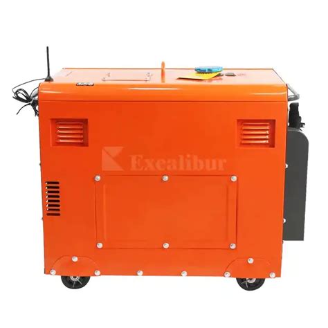 Portable Three Phase Generator 5kw Silent Diesel Power