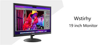 Wstirhy 19 Inch Monitor 1440x900 Desktop Monitor 1610 Screen With Hdmi
