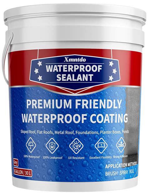 Xmntdo Polyurethane Waterproof Coating 8 Gallon Extra Large Volume