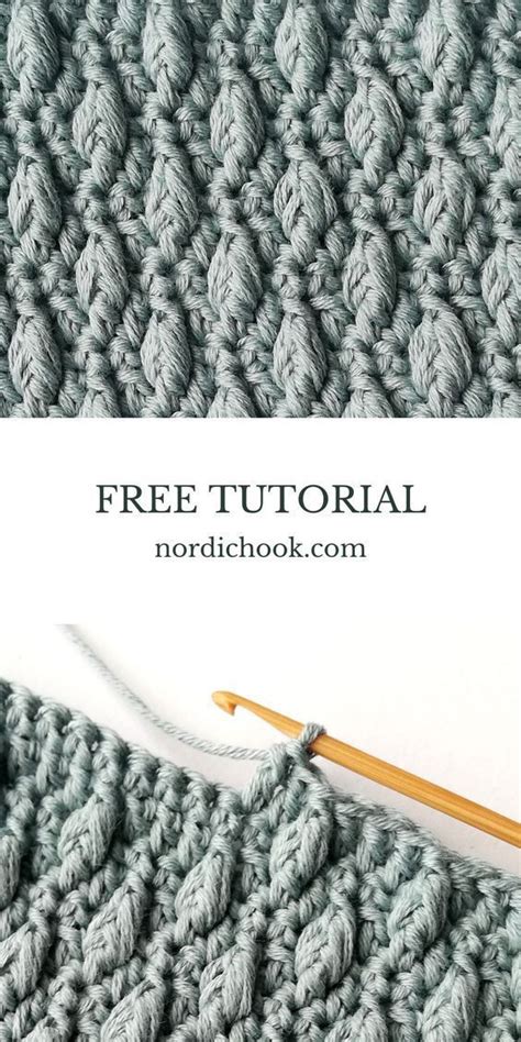Cabbage Patch Stitch Nordic Hook Free Crochet Stitch Tutorial Artofit
