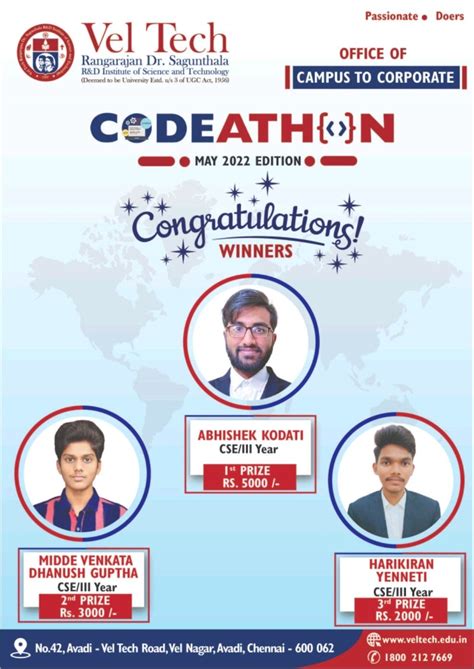 abhishek kodati on linkedin veltech codingchallenge