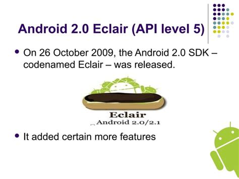 Versions Of Android Ppt Operating Systems Computer Software And