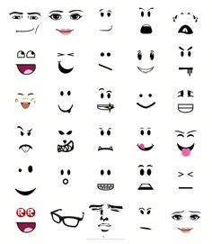 Custom Roblox Faces Png