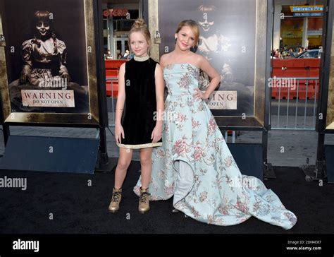 Lulu Wilson And Talitha Bateman Attend The Premiere Of New Line Cinema