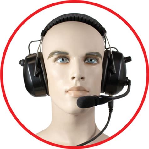 Dualsport Dual Muff Noise Reduction With Ptt Microphone Headset Is
