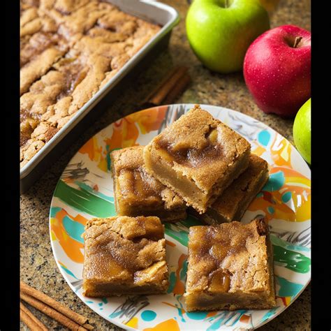 Brown Butter Apple Blondies Skilledcooks