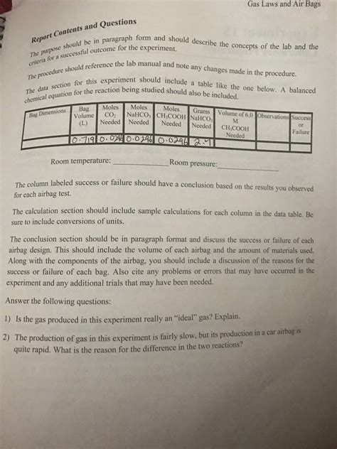 Chem Post Lab Chemistry Homework Help