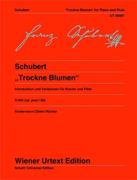 Introduction And Variations On “trockne Blumen” Op Posth 160 D 802