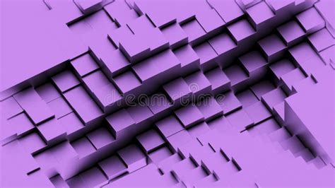 Surface Of Squares Moving Out In Waves Design Squares Are Moving Above Surface Stock Image