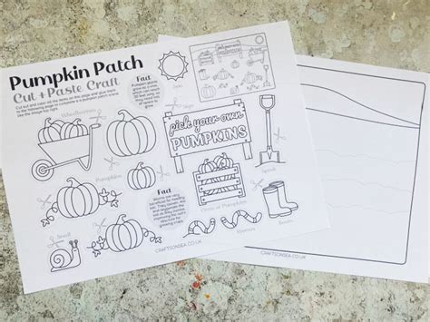 Pumpkin Patch Craft Free Printable Crafts On Sea