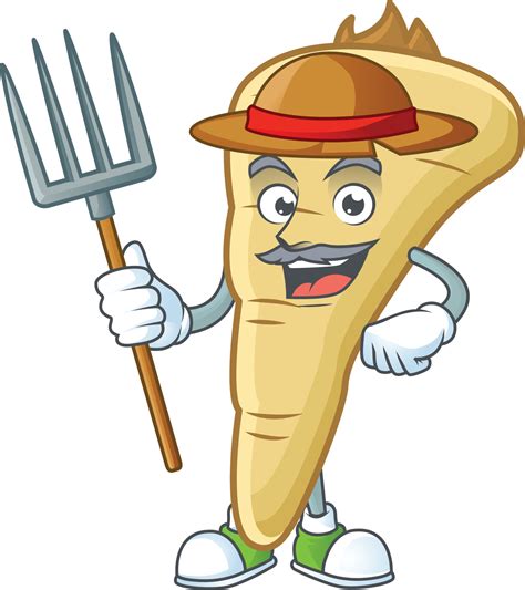 parsnip cartoon character 19931494 vector art at vecteezy
