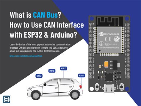 what is can bus and how to use can interface with esp32 and arduino