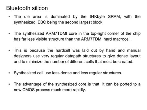Vlsi Bluetooth Baseband Controllerpptx