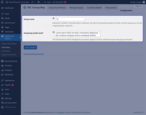 WooCommerce Group Buy Product Deals Wallet Plugin WebKul