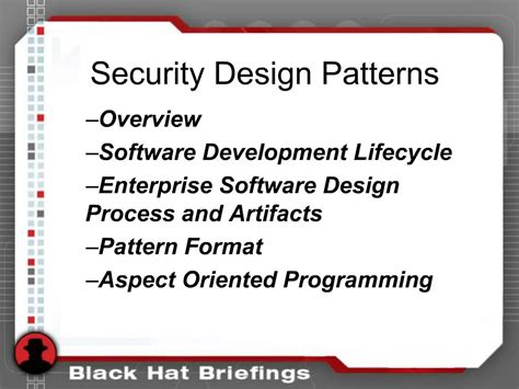PPT Security Design Patterns PowerPoint Presentation Free Download ID