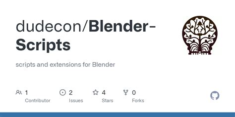 Github Dudeconblender Scripts Scripts And Extensions For Blender