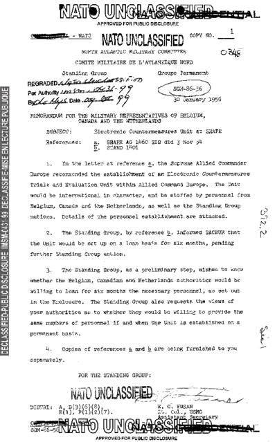 Electronic Countermeasure Unit At Shape Nato Archives Online