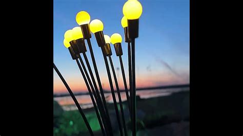 Садовый светильник на солнечной батарее «Светлячок Youtube