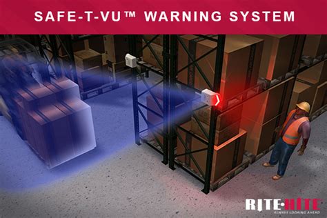 Rite Hite Safe T Vu Communicates Traffic Risks At Ends Of Racking Aisles Material Handling 24 7