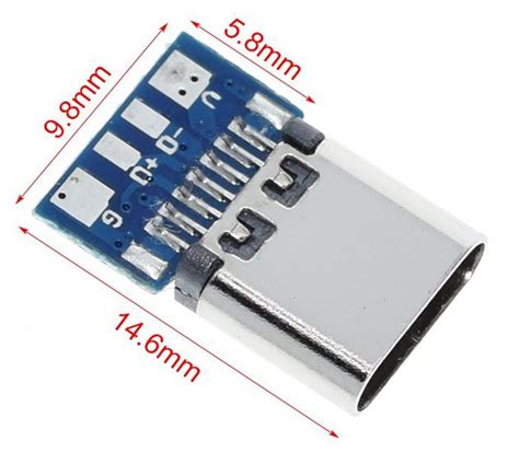 USB C Male And Female Connector Pin Power All Top Notch