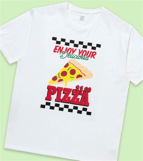 グラニフ On Twitter アメリカではポピュラーな存在の“1 ピザショップ”のショップサインのグラフィックをモチーフにしたデザインt
