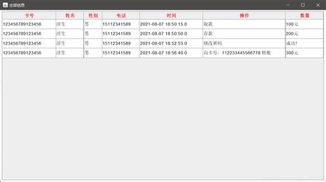 Java编写atm柜员机模拟程序（gui界面mysql数据库）~浮生~的博客 Csdn博客
