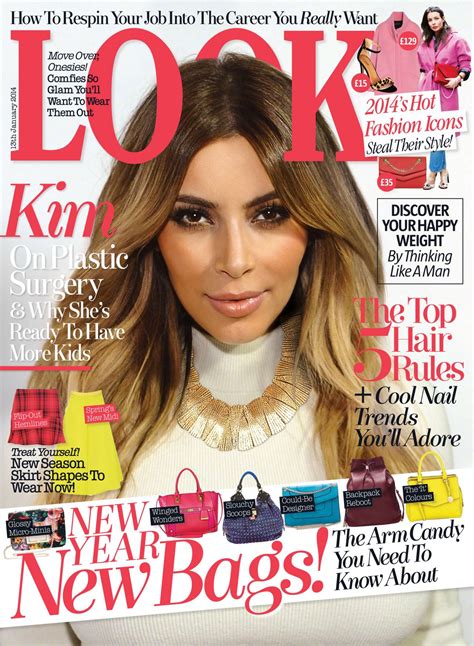 Kim Kardashian LOOK Magazine January Cover CelebMafia