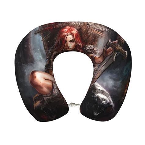 Red Sonja U Shaped Travel Pillow U Shaped Travel Pillow Portable