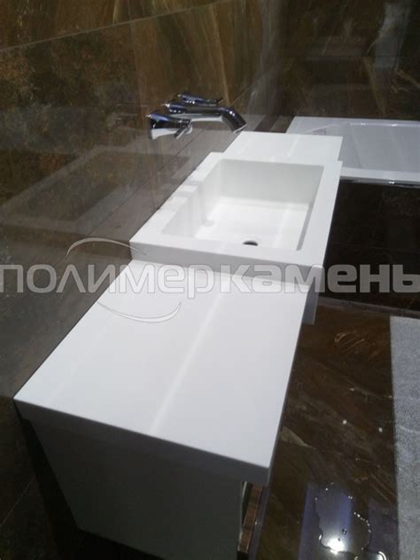 Столешница из искусственного камня в ванную комнату – купить в Москве ...