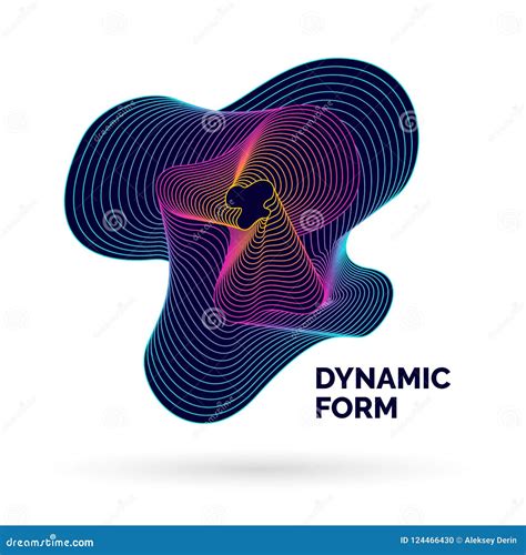 Bright Abstract Background With A Dynamic Waves Of Minimalist Style Stock Vector Illustration