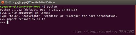详细介绍ubuntu环境下 安装tensorflow 及python Idelimonster的博客 Csdn博客