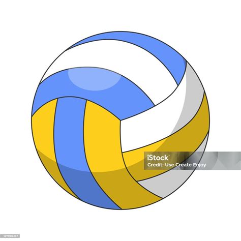 흰색 배경에 고립 된 배구 공 비치 발리볼 게임을위한 전문 공의 벡터 그림 0명에 대한 스톡 벡터 아트 및 기타 이미지 0명