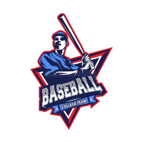Baseball Logo Design Sports Baseball Logo Design Vector Stock Vector