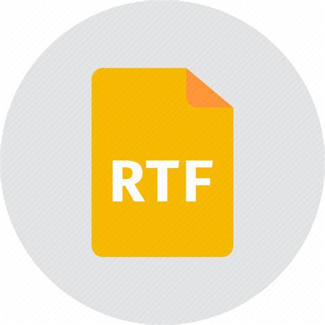 File Rtf Icon Download On Iconfinder On Iconfinder