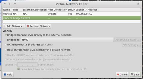 virtual network interface shared with vmware and virtualbox brian