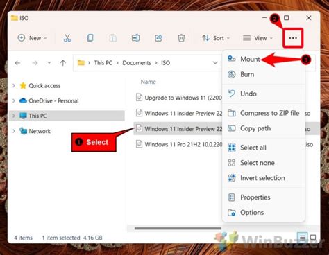 How To Mount Or Unmount Iso And Img Files In Windows 11 Winbuzzer