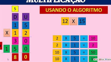 Exemplos De Algoritmo Da Multiplicação Para Diversas Aplicações